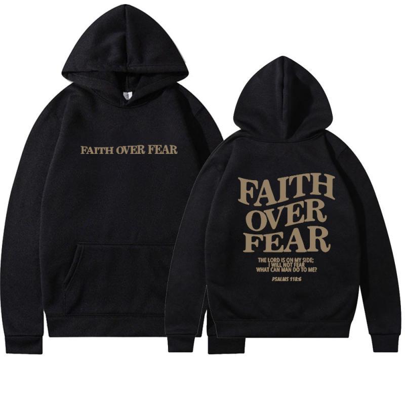 パーカー メンズ FaithOverFear スウェット プルオーバー フード付き 春秋 ストリート ヒップホップ カジュアル 浅グレー 深グレー 黒 白 赤 黄色 墨緑 青 ピンク系 杏色 ポリエステル混紡・カテゴリ: スウェット/トレー...