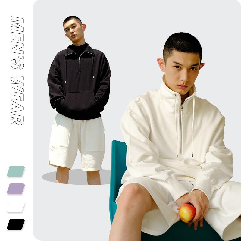 スウェット メンズ 男性用 長袖 立襟 ハーフジップ プルオーバー 無地 秋冬 ゆったりサイズ 大きめサイズ・カテゴリ: トレーナー/フリース ・スタイル: ストリート ・対象: 18-24歳 ・デザイン: プルオーバー ・裏地: なし ・...