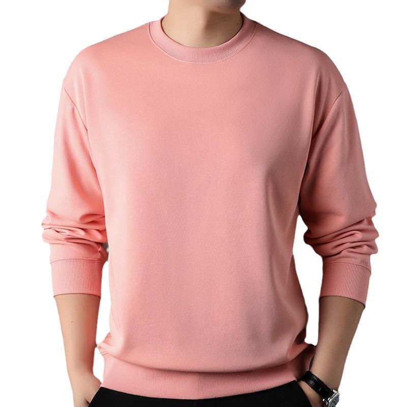 スウェット メンズ 男性用 春秋 無地 長袖 トレーナー カットソー プルオーバー 丸首 リブ 裾 綿 ゆったり 30代 40代 50代 普段使い デイリー ウェア 接触冷感・カテゴリ: 卫衣/绒衫・スタイル: ベーシック・袖丈: 長袖・ネ...