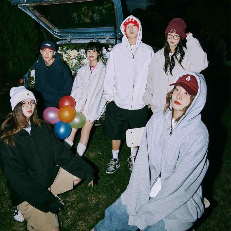 パーカー メンズ 無地 韓国 フード付き カーディガン 秋冬 ポリエステル 長袖 トップス 普段使い ルームウェア 白 グレー 黒・カテゴリ: パーカー/トレーナー・スタイル: 韓国・対象: 青少年.成人・袖丈: 長袖・フード: あり・前立...