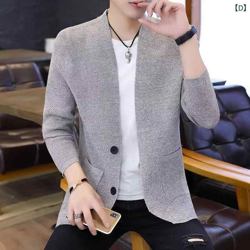 ジャケット メンズ ニット カーディガン 春秋 薄手 カジュアル トップス 長袖 無地 スリム 立襟 普段使い 部屋着 ブラック グレー ネイビー ホワイトカテゴリ: ニット スタイル: カーディガン 対象: メンズ 素材機能: 通気性.高...