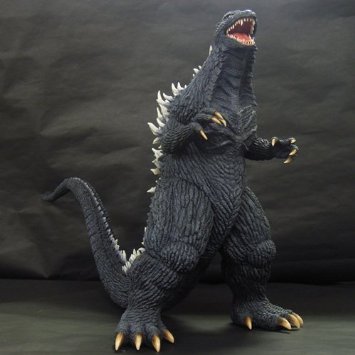 ゴジラ2003、通称SOSゴジラが発光ギミック内蔵で再登場！ リード線発光ユニットが付属し、背びれが青白く発光！ 発売済みの機龍と並べて激しいバトルをお手元で再現くださいませ！ 発売元：株式会社プレックス•材質：PVC（ソフビ）...