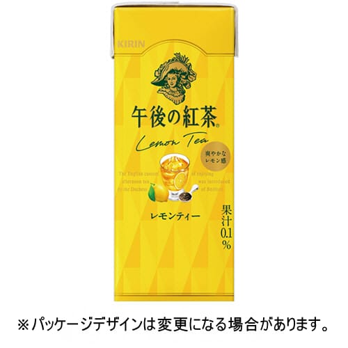 「午後の紅茶」の小型タイプ●環境にやさしい紙パック。レモンティー、250ml×24本入り。●タイプ／紙パック●内容量／250ml●賞味期限／商品の発送時点で、賞味期限まで残り90日以上の商品をお届けします●レモンティー●1ケース＝24本※内...