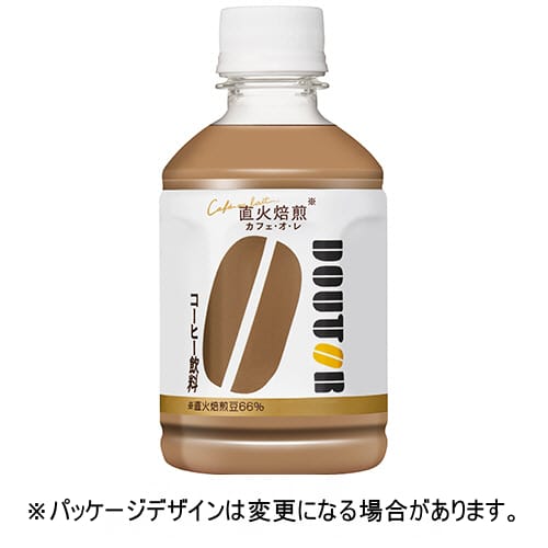 ドトールコーヒー社監修のコク深くまろやかなカフェ・オ・レ●焙煎師による手間暇かけた「直火焙煎」でじっくりと煎り上げた、香り豊かなコーヒー豆をブレンド。●種類／カフェ・オ・レ●内容量／280ml●カロリー／37kcal●成分／たんぱく質：0....
