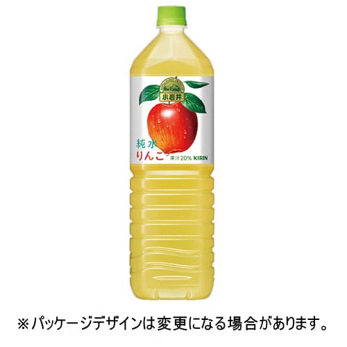 純水仕上げのすっきりとした飲み心地。●指定農園果実のおいしさとやさしい甘さが楽しめる味わい。やわらかに香り立つ、りんごのほどよい甘み。1.5L・8本セットです。●味／純水りんご●容器／ペットボトル●内容量／1.5L●カロリー／44kcal●...