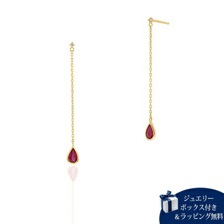 ■商品説明 【4℃（ヨンドシー）】しずく型のルビーがイエローゴールドに映える、洗練された印象のピアス。ダイヤモンドと深い赤の彩りが、コーディネートのアクセントに。7月の誕生石であるルビーは「深い愛情」をもたらすといわれており、プレゼントにも...