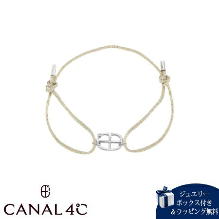 ■説明文CANAL 4℃のシンボルマークを日常に寄り添うジュエリーとして表現したコレクション。アイボリーのコードに、シンボルマークをモチーフにしたミニマルなトップを合わせたブレスレット。モチーフにさり気なく添えたキュービックジルコニアが、上...