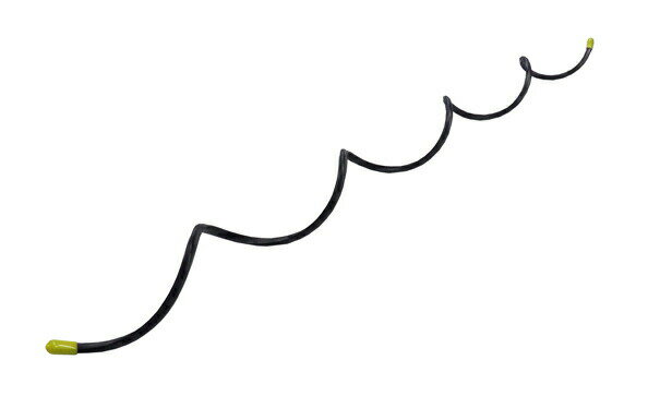 在庫状況：お取り寄せ(詳しくはこちらをクリック) ●材質（線材）：亜鉛メッキ硬鋼線 ●材質（被覆材）：塩化ビニル樹脂 ●色調（被覆材）：黒色 ●種類：3号 ●キャップ色：黄 ●仕上り（らせん内径）：33mm ●仕上り（断面幅）：7.0mm ...