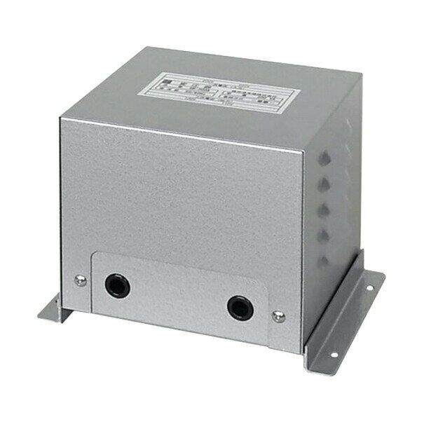 在庫状況：お取り寄せ(詳しくはこちらをクリック) ●相数：単相 ●巻数：単巻 ●1次電圧：200・220V ●2次電圧100・110V ●容量：300VA ●ケース：鉄製ケース ●ケース塗装色：シルバーハンマートン ●交流電圧を変換（降圧）...