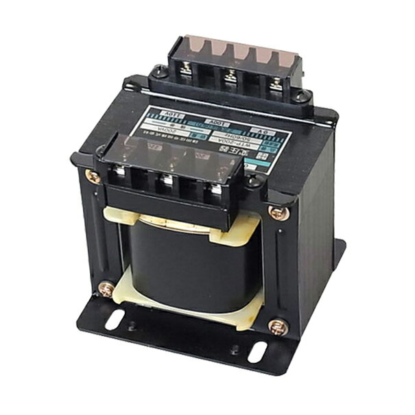 納期目安：お取り寄せ品(詳しくはこちらをクリック) ●相数：単相 ●巻数：複巻 ●1次電圧：200・220V ●2次電圧100・110V ●容量：200VA ●ケース：なし ●交流電圧を変換（降圧）させる場合にご使用いただけます ●単相複巻...