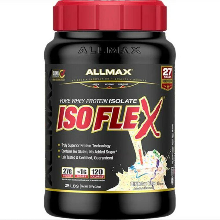 オールマックスで最も人気のプロテイン、アイソフレックス。Allmax Isoflex ホエイプロテインアイソレートを選ぶ理由は何ですか?トレーニングで最高の成果を求めるなら、一般的なプロテインパウダー以上のものが必要です。エリートレベルのパ...