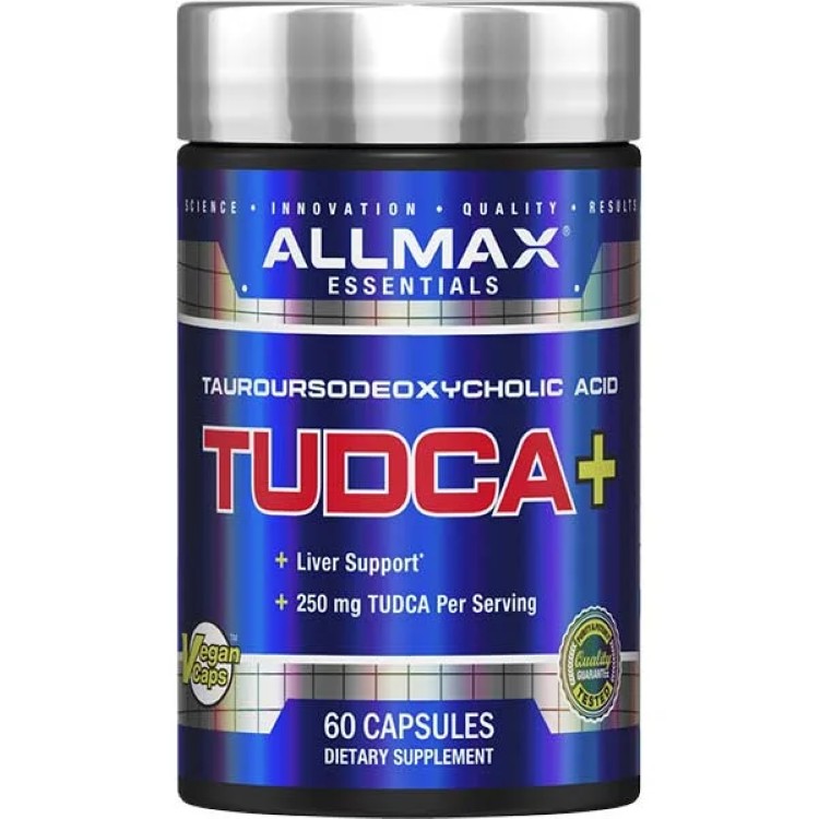 ALLMAX TUDCA+は、タウロウルソデオキシコール酸（TUDCA）とコリンを配合したサプリメントです。毎日の健康管理をサポートし、食生活のバランスやコンディション維持を意識する方におすすめです。内容量：60カプセルTUDCAとコリンを...
