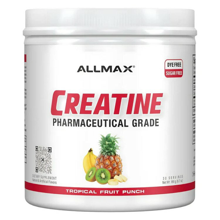 ALLMAX フレーバー付きクレアチンモノハイドレートパウダーは、1杯あたりCreaSynクレアチンモノハイドレートを5g配合したスポーツサプリメントです。砂糖不使用・着色料不使用で、毎日のクレアチン補給をおいしく続けたい方におすすめです。...