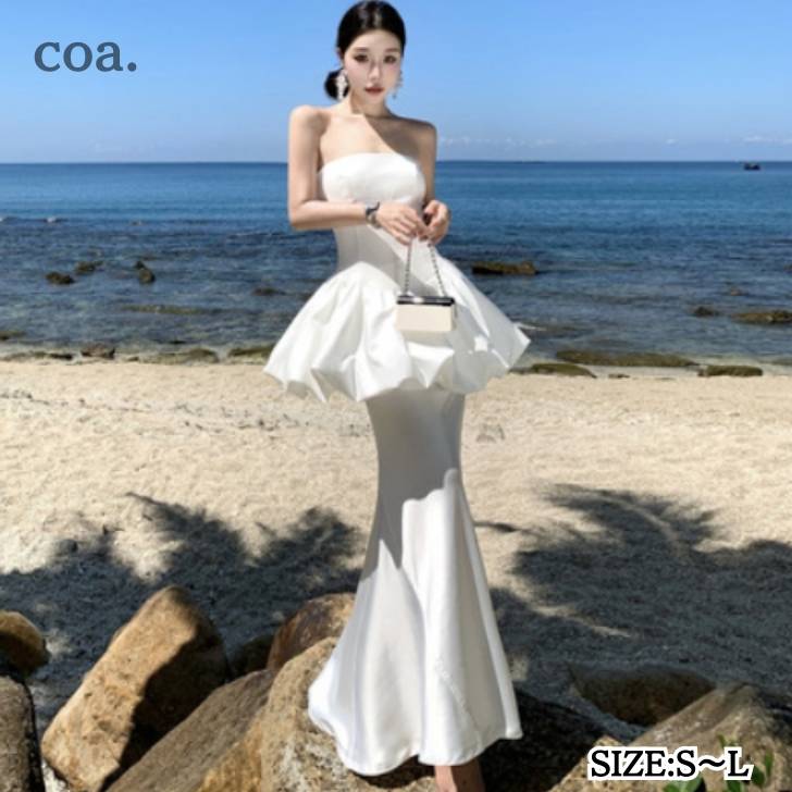 商品情報 サイズ S トップス 着丈 66cm バスト 70cm ウエスト 58cm スカート 着丈 101cm ヒップ 88cm M トップス 着丈 67cm バスト 74cm ウエスト 61cm スカート 着丈 105cm ヒップ 92...