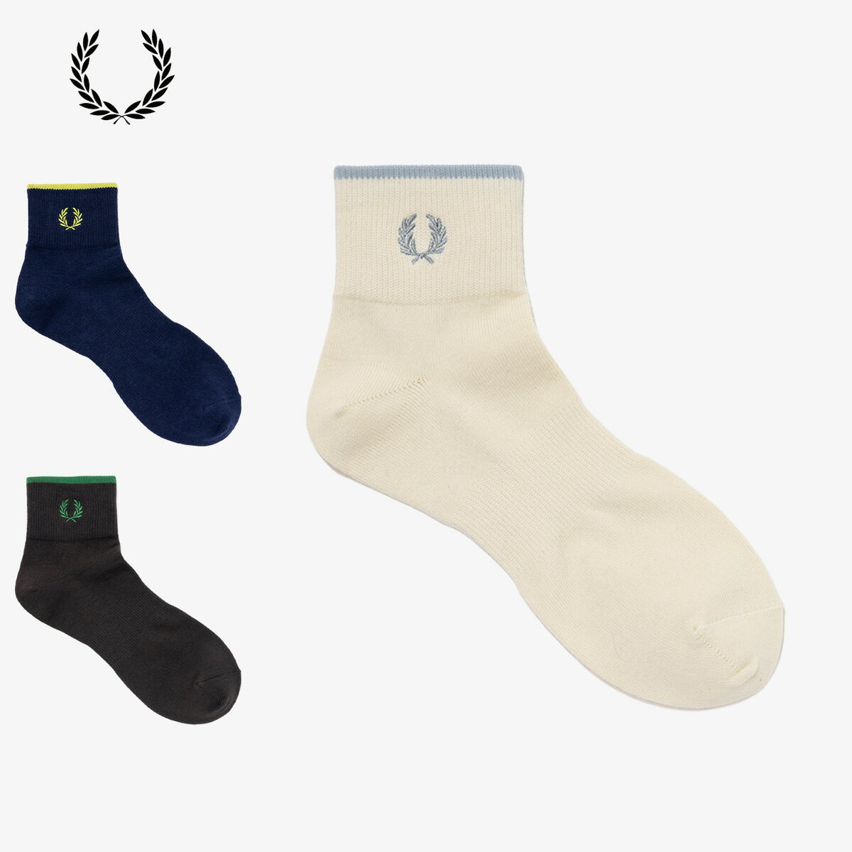 メーカー希望小売価格はメーカー商品タグに基づいて掲載しています。*フレッドペリー ソックス ユニセックス 定番 ショート丈* ティップラインが映えるアンクルソックス。 Single Tipped Short Socks 洗練された都会的なル...