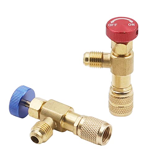 商品情報商品の説明主な仕様 【セット内容】コントロールバルブ*2；R410A冷媒用（レッド）：1/4オス-5/16メス；R22冷媒用（ブルー）：1/4オス-1/4メス。重量：約120g。【材質】真鍮材質構成、耐久性があり、安定しており、錆び...