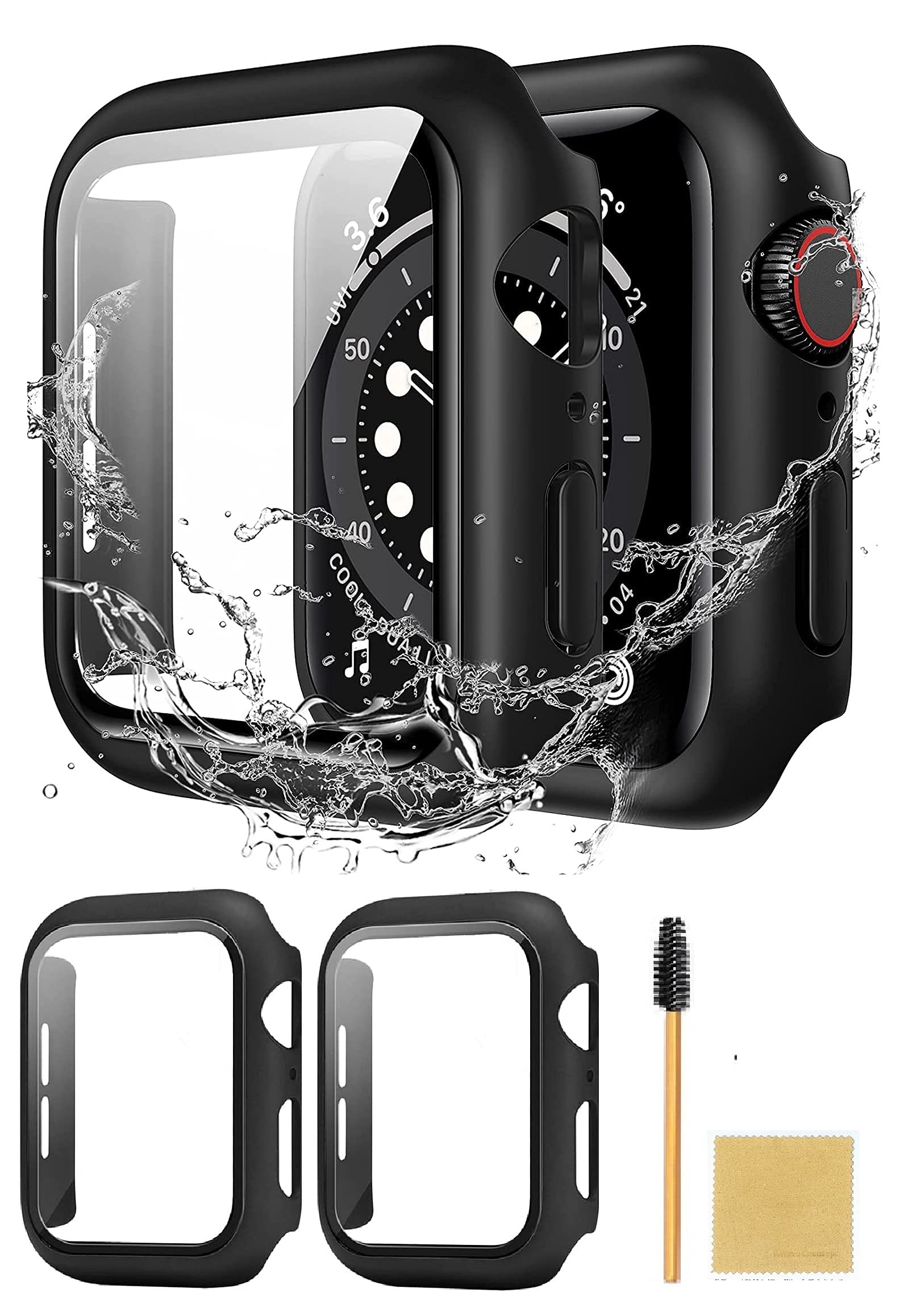 商品情報商品の説明3枚+ お手入れ2品セット New フロントガラス+ケース 一体型 For Apple Watch 44mm 40mm 対応 互換性 強化ガラス 保護カバー 一体型 For アップルウォッチケースです。主な仕様 Cisma...