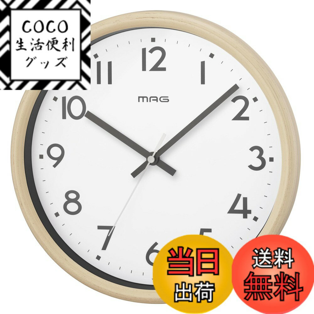 商品情報商品の説明●シンプルなデザインとカラーリング。見やすいアナログ表示の掛け時計 ●時刻合わせ不要の電波時計 ●秒針のコチコチ音が止まる「夜間秒針停止機能」付き主な仕様 機能:電波時計、ステップ秒針、夜間秒針停止機能付き(10時~午前6...