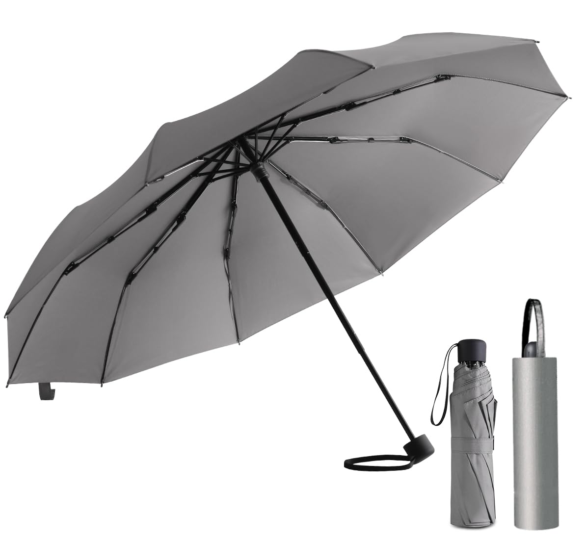 商品情報商品の説明主な仕様 【程よい軽量感、約260gの10本骨折りたたみ傘】面の弧長が114cm，開く直径が100cm、親骨56cm、重さはただ260g。普段の折り畳み傘より大型化した折畳傘 メンズです。 体の大きな男性としても窮屈さを感...