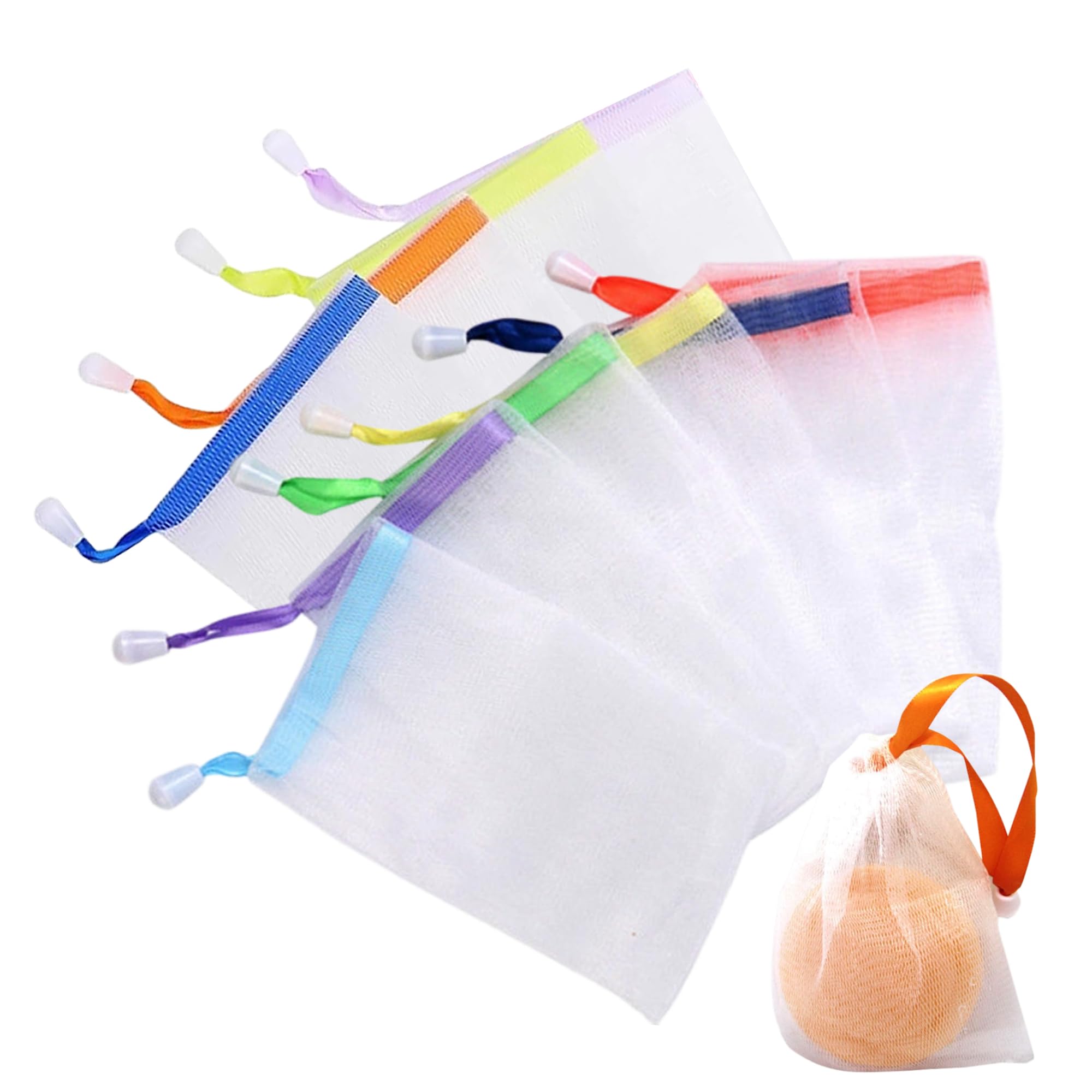 商品情報商品の説明主な仕様 【製品詳細】泡立てネット10個セット。色はランダムです。各ネットのサイズは約15×9cmで、適度な大きさが握りやすく、使い勝手が良いです。【製品素材】石鹸ネットはナイロン素材を使用しており、柔らかく弾力性に富んで...