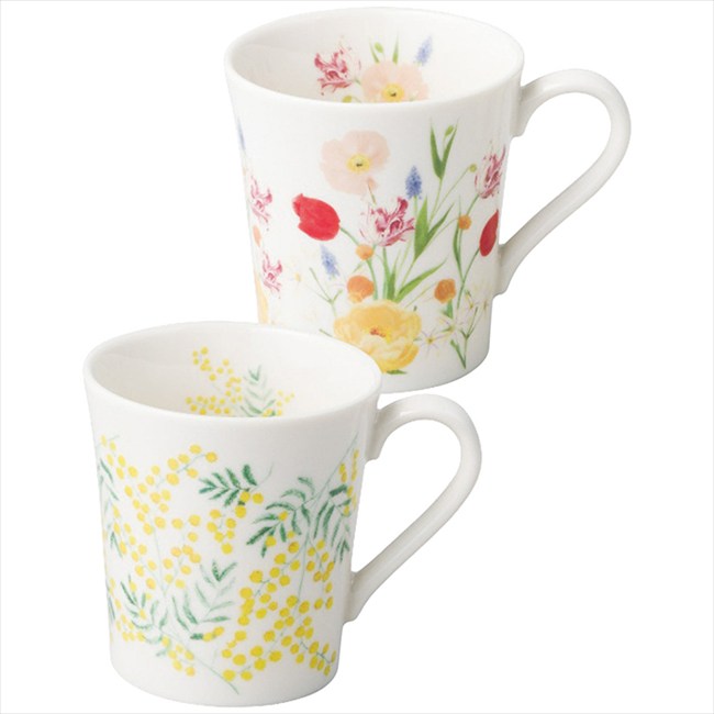 ■商品紹介：カップに咲き誇る季節の花々は、四季折々の美しさをそのまま閉じ込めました。花の彩りが、日常のひとときを特別なものに変えてくれます。自然の美しさを感じながら至福の時をお楽しみ下さい。 ■商品内容：直径8.5cm高さ9cm容量約300...