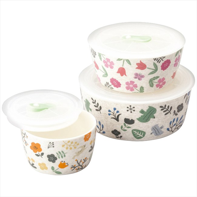 ■商品紹介：花草や動物をモチーフにした高気密レンジパック。ミーサはスウェーデン語で「心地よい、暖かい」の意味を持ちます。 ■商品内容：直径15.4cm高さ5.8cm容量約680mlレンジパック(L)・直径12.8cm高さ5.5cm容量約43...