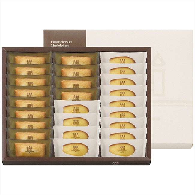■商品紹介：笑顔をつなぐギフト「フィナンシェ、マドレーヌ」焼き菓子は、普段お世話になっている方への贈りものをはじめ、さまざまなシーンでご利用いただける人気のギフトです。特にフィナンシェ・マドレーヌの詰め合わせは、そのしっとりとしたやわらかな...