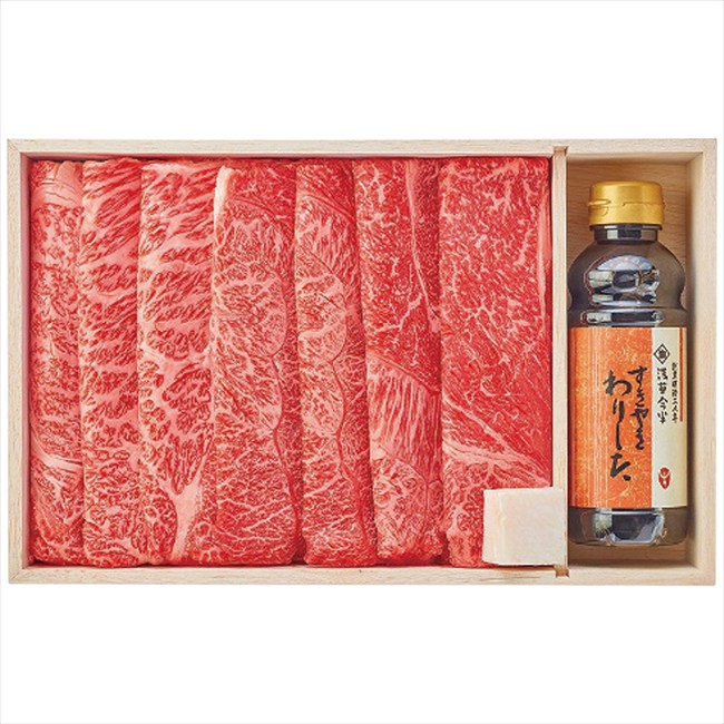 ■商品紹介：創業明治28年、関東のすき焼老舗店としてご愛顧頂いている浅草今半がお届けするすき焼用黒毛和牛です。浅草今半特性の割下でご賞味下さい。 ■商品内容：肩、肩ロース約470g・割り下350g付 ■商品サイズ：30×6.8×20cm ■...