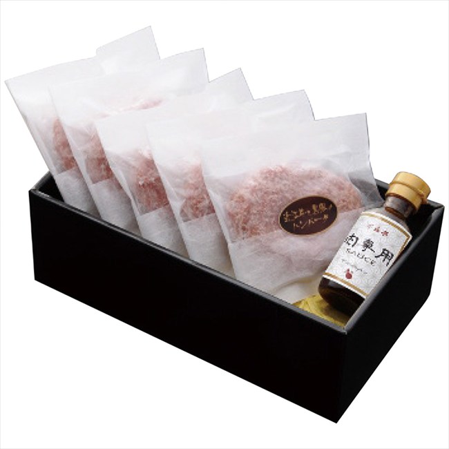 ■商品紹介：湖国の名産、近江牛と黒豚肉で造られた、芳醇な肉汁溢れる極上ハンバーグ。 ■商品内容：ハンバーグ150g×5個・肉専用ソース100g×1本 ■商品サイズ：27×10×17cm ■商品重量：1000g ■賞味期限（ある場合）：製造日...