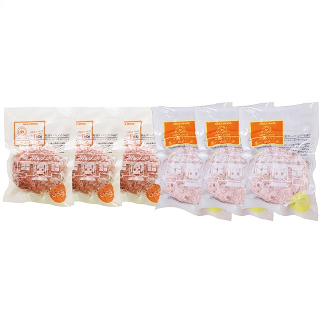 ■商品紹介：熟成した淡路牛を贅沢に100％使用したハンバーグと淡路島のブランド豚「えびすもち豚」を使用したハンバーグのセットです。 ■商品内容：熟成淡路牛100％ハンバーグ・えびすもち豚と淡路牛の合挽ハンバーグ各3個・各150g ■商品サイ...