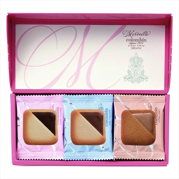 ■商品内容：チョコサンドクッキー×15枚（スイートチョコレート・ミルクチョコレート・コーヒークリーム×各5枚） ■パッケージサイズ：箱サイズ:82×180×48（50サイズ） ■賞味期限：製造後210日 ■アレルギー：卵・乳・小麦・大豆 メ...