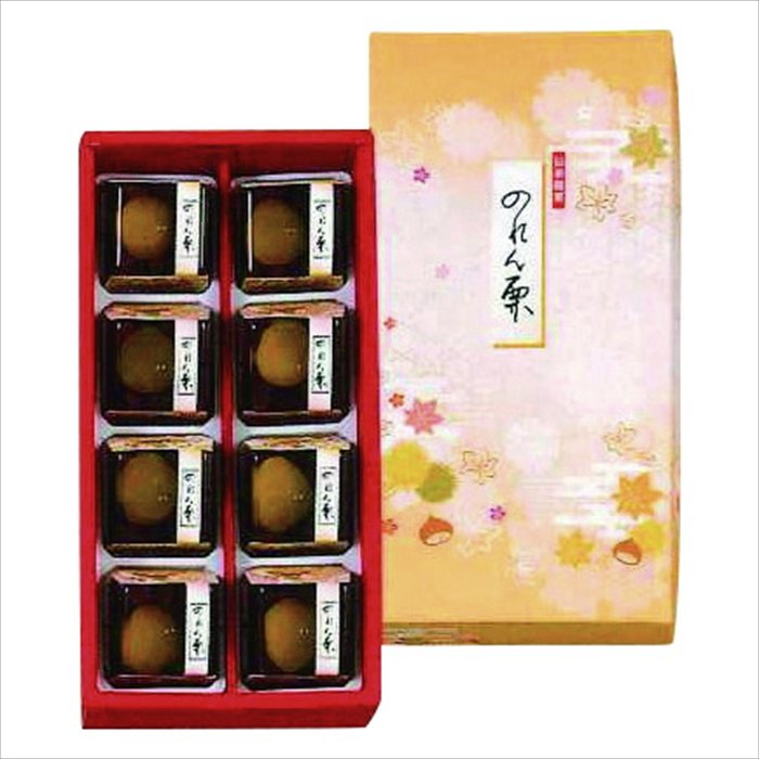 ■商品内容：のれん栗×8 ■パッケージサイズ：箱サイズ:275×140×50（50サイズ） ■賞味期限：製造後180日 ■アレルギー： メーカー希望小売価格はメーカーカタログに基づいて掲載しています ■さまざまなギフトアイテムをご用意してお...