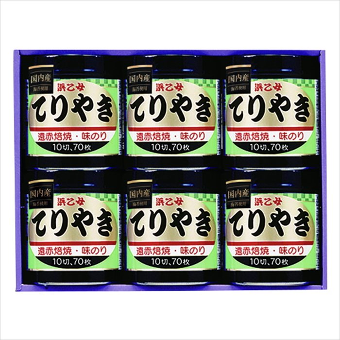 ■商品内容：味付のり（10切70枚）×6 ■パッケージサイズ：箱サイズ:255×326×105（80サイズ） ■賞味期限：製造後360日 ■アレルギー：小麦・えび・大豆 メーカー希望小売価格はメーカーカタログに基づいて掲載しています ■さま...