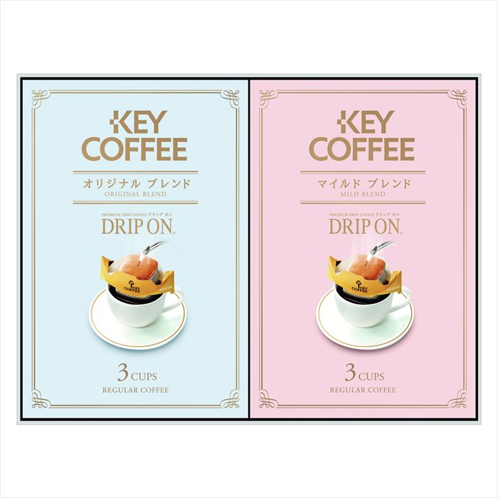 ■商品内容：ドリップオン8g×3袋×2（オリジナルブレンド・マイルドブレンド×各1） ■パッケージサイズ：箱サイズ:155×205×47（50サイズ） ■賞味期限：製造後570日 ■アレルギー： メーカー希望小売価格はメーカーカタログに基づ...