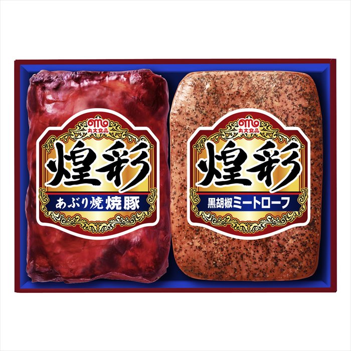 ■商品内容：あぶり焼焼豚170g、黒胡椒ミートローフ160g ■パッケージサイズ： ■賞味期限：冷蔵80日 ■アレルギー：卵・乳・小麦・大豆・ゼラチン・鶏肉・豚肉・牛肉 メーカー希望小売価格はメーカーカタログに基づいて掲載しています ■さま...