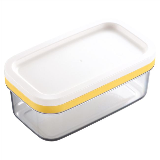 ■商品紹介：ギュッとひと押し。バターを約5gのうす切りにカットできます。カットしたらそのまま冷蔵庫に保存できます。 ■商品内容：本体（約165×95×68mm）×1 ■材質：PE・18-8ステンレス・ABS・AS ■重量：約189g ■原産...