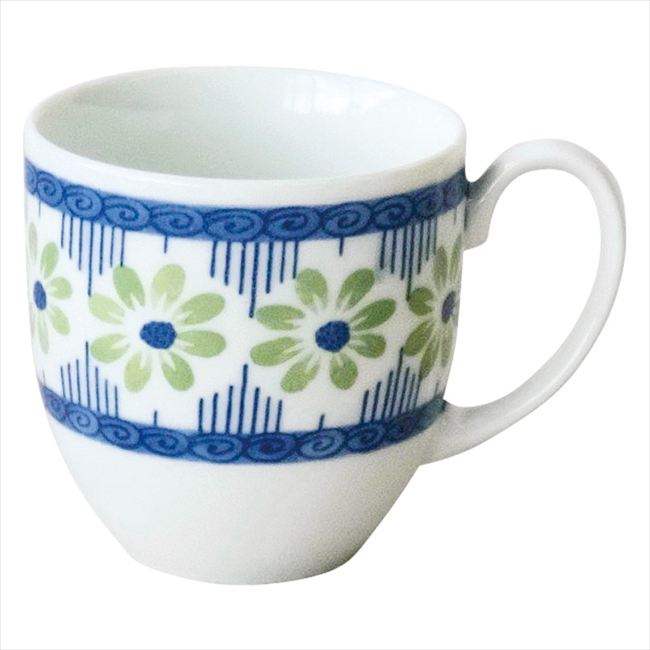 ■商品紹介：華やかな見た目で、心も弾む大人可愛いデザイン。北欧テイストの個性ぞろいの器が食卓を楽しく、そしてパッと明るくしてくれます。 ■商品内容：マグカップ（約300ml）（約φ85×85mm）×1 ■材質：磁器 ■重量：約260g ■原...