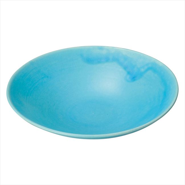 ■商品紹介：あでやかなトルコブルーの器。琵琶湖の色をモチーフに作成しました。窯の場所やその時の土の性質、季節などでひとつひとつ表情が異なる味わいがある一品です。 ■商品内容：大鉢（約φ260×65mm）×1 ■材質：陶器 ■重量：約550g...