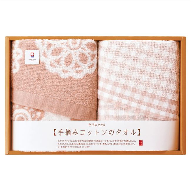 ■商品紹介：ウズベキスタンフェルガナ地方で育った綿花をひとつずつ手摘みで収穫しました。糸そのものに上品な光沢と艶があり、ソフトでしなやかな高級コットンタオルに仕上げました。 ■商品内容：フェイスタオル（約340×800mm）×2 ■材質：綿...