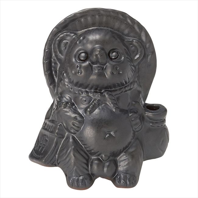 ■商品紹介：小さくて可愛いオスの座り狸。カップ麺の蓋を押さえたりデスクに腰掛けさせたり、色々使えます。 ■商品内容：本体（約70×50×85mm）×1 ■材質：陶器 ■重量：約150g ■原産国：日本製 メーカー希望小売価格はメーカーカタロ...