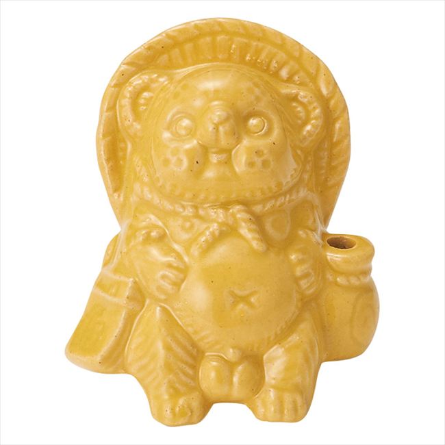 ■商品紹介：小さくて可愛いオスの座り狸。カップ麺の蓋を押さえたりデスクに腰掛けさせたり、色々使えます。 ■商品内容：本体（約70×50×85mm）×1 ■材質：陶器 ■重量：約150g ■原産国：日本製 メーカー希望小売価格はメーカーカタロ...