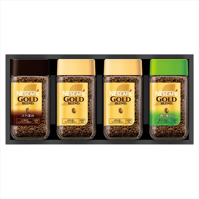 ■商品紹介：淹れたての香りとコーヒー本来の味わいを実現したプレミアムなギフトセット。 ■商品内容：ゴールドブレンド（80g）×2、ゴールドブレンドコク深め（80g）・ゴールドブレンド香り華やぐ（80g）×各1 ■材質： ■重量：約1.4 ■...