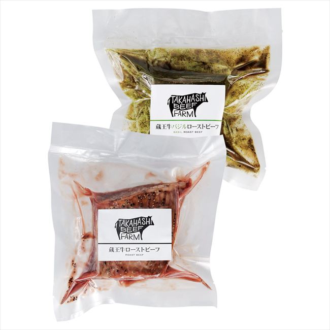 ■商品紹介：生産者限定でお届けするこだわりの赤身肉「蔵王牛」を使用し2種類のローストビーフに仕上げました。 ■商品内容：プレーン（180g）・バジル（ジェノベーゼ風）（180g）×各1 ■材質： ■重量： ■原産国： メーカー希望小売価格は...