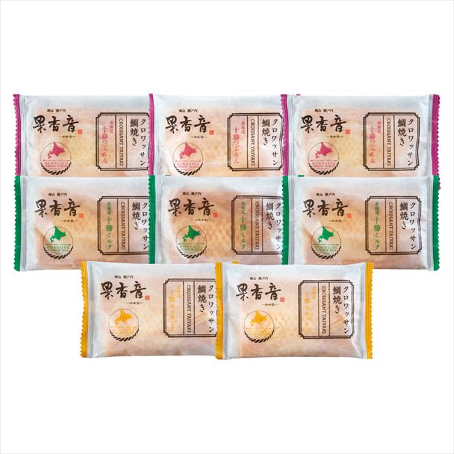 ■商品紹介：手作業で27層に折り込まれた生地は贅沢なほどにバターの香り高く、それでいて甘さ控えめ。トースターで温めるとサクサクと違った食感が楽しめます。 ■商品内容：十勝つぶあん（90g）・十勝ミルク（90g）×各3、十勝カスタード（90g...