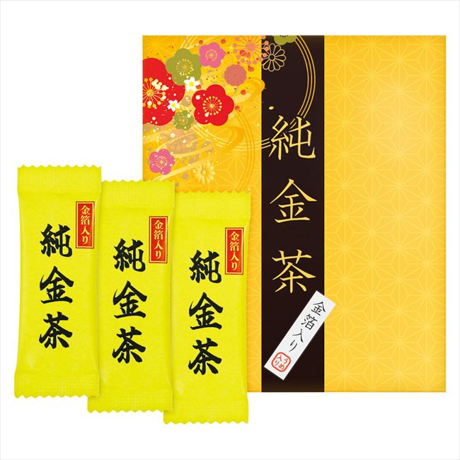 ■商品紹介： ■商品内容：純金茶（2g）×3 ■材質： ■重量：約17g ■原産国： メーカー希望小売価格はメーカーカタログに基づいて掲載しています ■さまざまなギフトアイテムをご用意しております。 内祝　内祝い　お祝い返し　ウェディングギ...