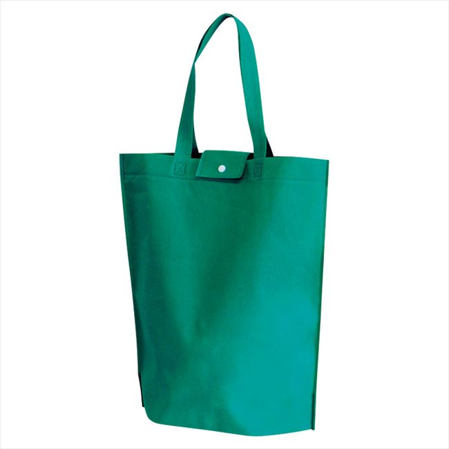 ■商品紹介：折りたたむと携帯に便利なトートバッグ! ■商品内容：本体（使用時:約420×365mm/折畳時:約125×140×30mm）×1 ■材質：PP・不織布 ■重量：約37g ■原産国：中国製 メーカー希望小売価格はメーカーカタログに...