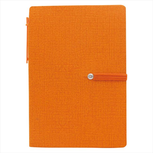 ■商品紹介：付箋と筆記具を備えた実用性の高い上質なノートブック。 ■商品内容：PVCカバーノートA6（約145×100×15mm）・ボールペン（約φ10×140mm）×各1 ■材質：PVC・再生クラフト紙・上質紙・ABS ■重量：約124g...