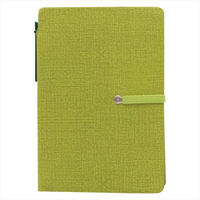 ■商品紹介：付箋と筆記具を備えた実用性の高い上質なノートブック。 ■商品内容：PVCカバーノートA6（約145×100×15mm）・ボールペン（約φ10×140mm）×各1 ■材質：PVC・再生クラフト紙・上質紙・ABS ■重量：約124g...