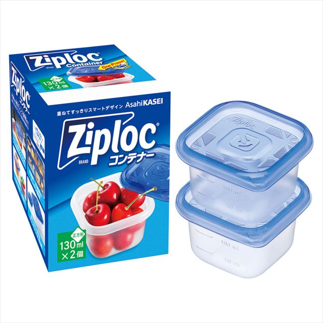■商品紹介：冷蔵庫内をスッキリ整理。開け閉めが簡単で繰り返し使える保存密閉容器。冷凍保存から電子レンジまでOK。 ■商品内容：本体（約130ml）（約80×80×53mm）×2 ■材質：PP ■重量：約47g ■原産国：韓国製 メーカー希望...