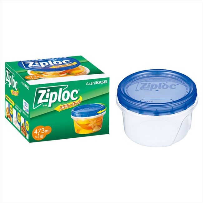 ■商品紹介：フタを回して簡単ロック。冷凍保存から電子レンジまでご使用いただけます。 ■商品内容：本体（約473ml）（約118×118×80mm）×1 ■材質：PP ■重量：約68g ■原産国：韓国製 メーカー希望小売価格はメーカーカタログ...